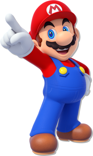 Mario Mario - Super Mario Thumbs Up (325x547), Png Download