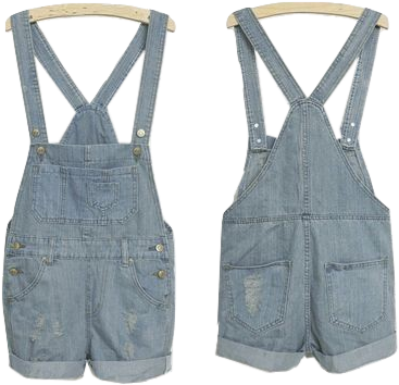Download Short Denim Overalls - Short Overalls Transparent ...