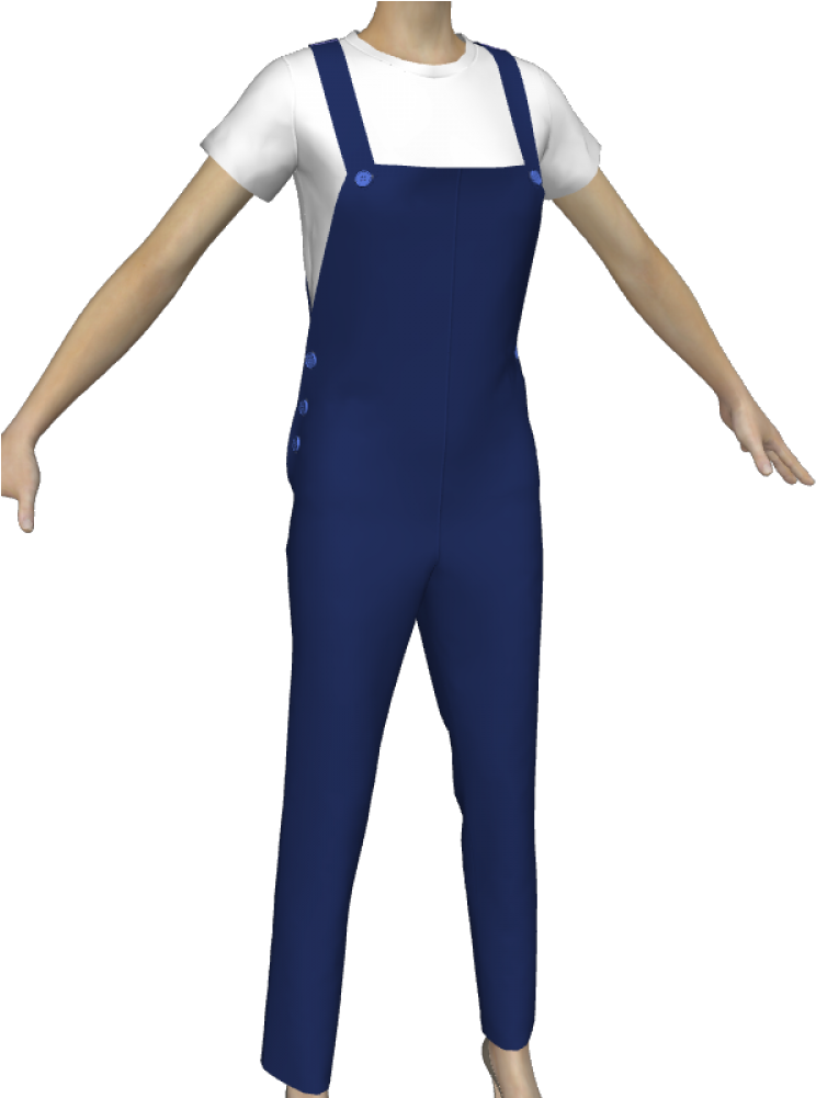 Download Overalls - - Overall | Transparent PNG Download | SeekPNG