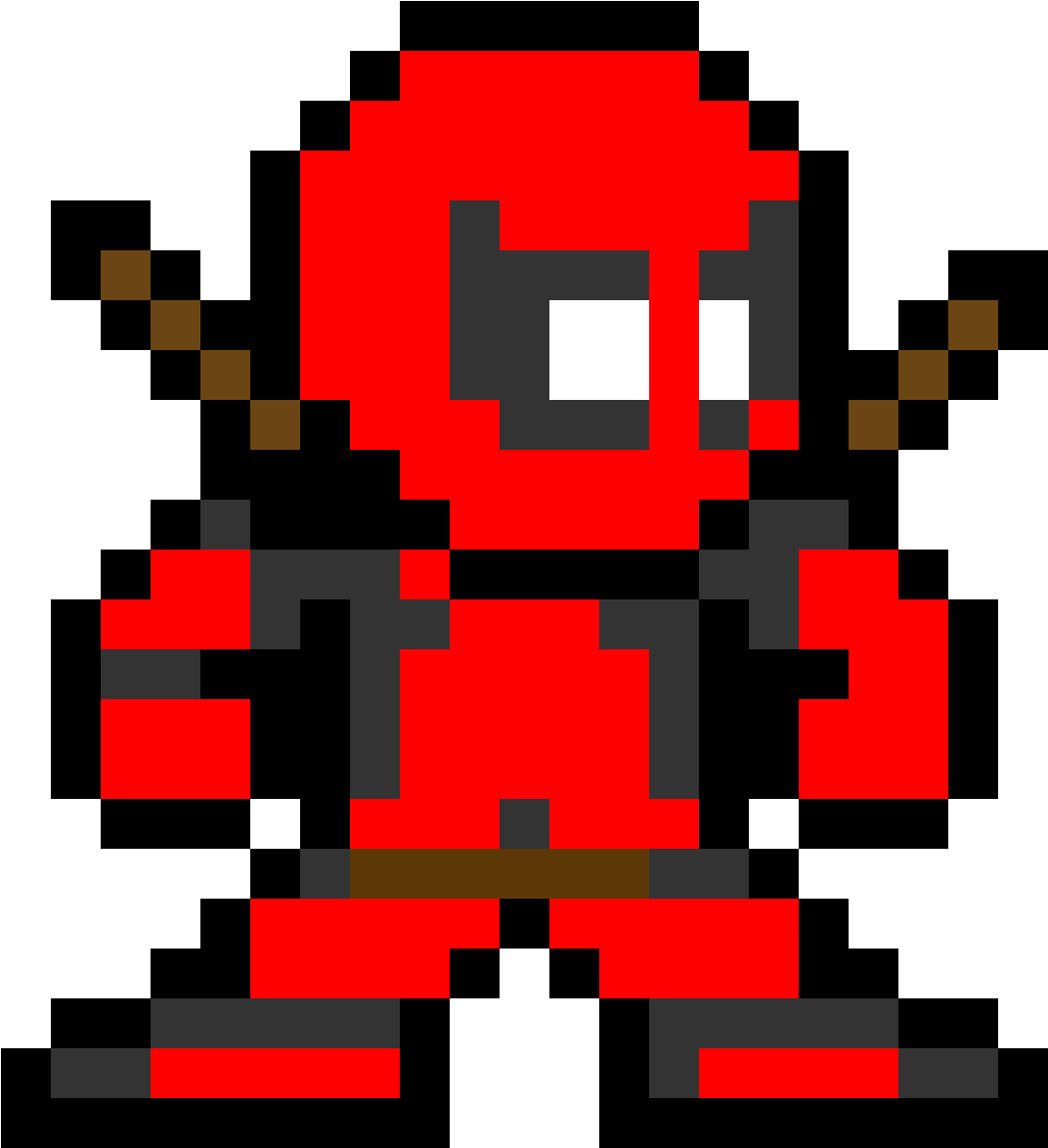 Download Deadpool - Deadpool Piskel | Transparent PNG Download | SeekPNG