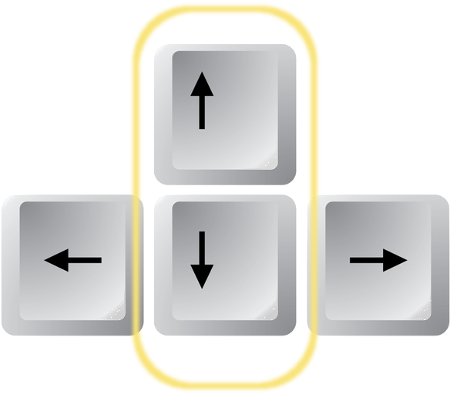 Arrow Keys-up Down - Arrow Keys Cartoon (600x600), Png Download