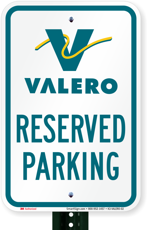 Reserved Parking Sign, Valero - Starbucks Parking Sign (800x800), Png ...