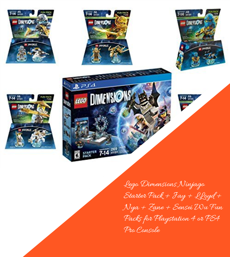 Lego Dimensions Ninjago Starter Pack Jay Lloyd Nya - Lego Dimensions ...
