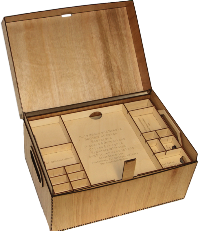 Jumbo Catan Box With Tray - Tray (1198x798), Png Download