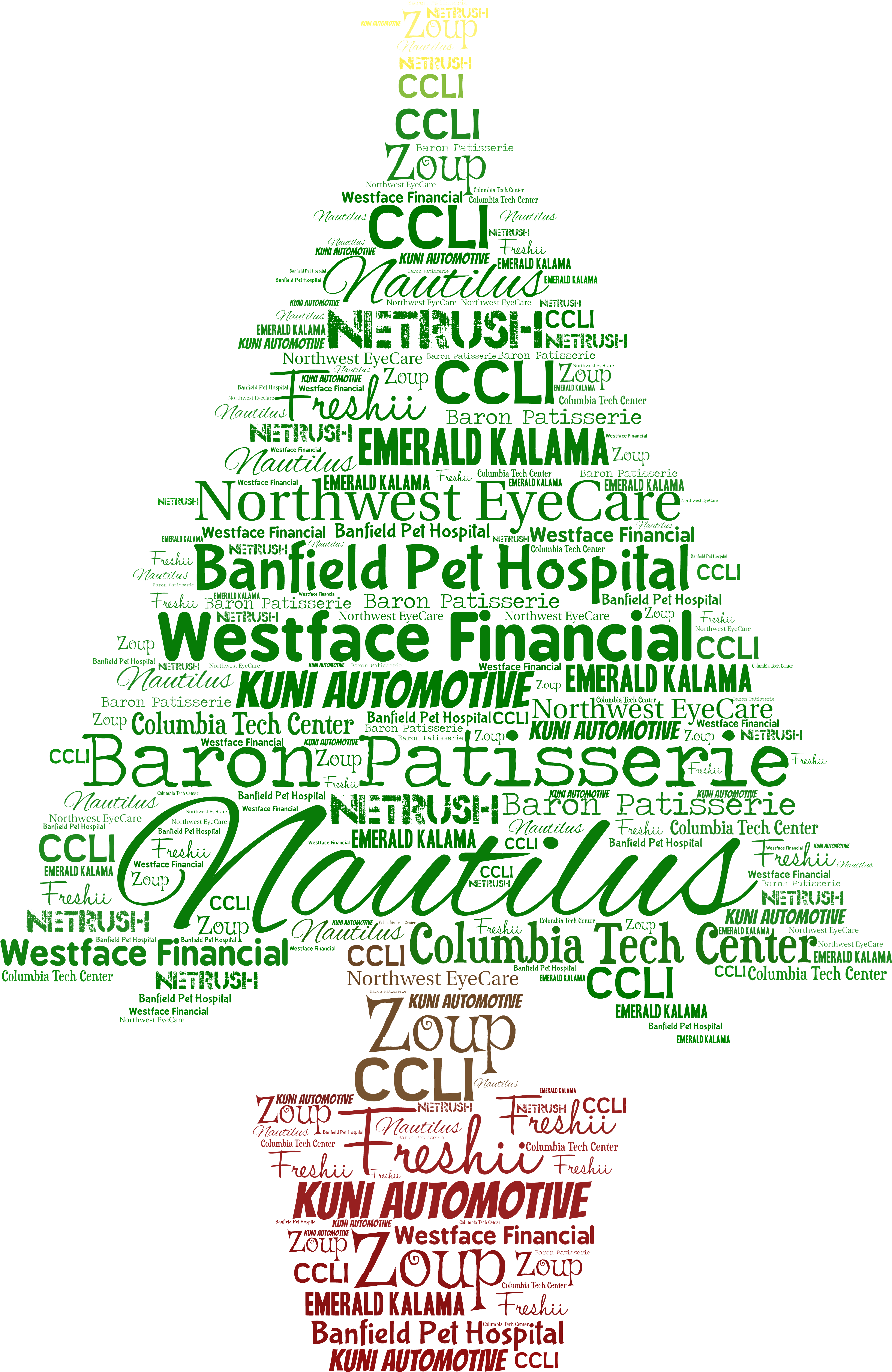 Download Word Cloud Tree Frame - Christmas Tree Word Cloud Png ...