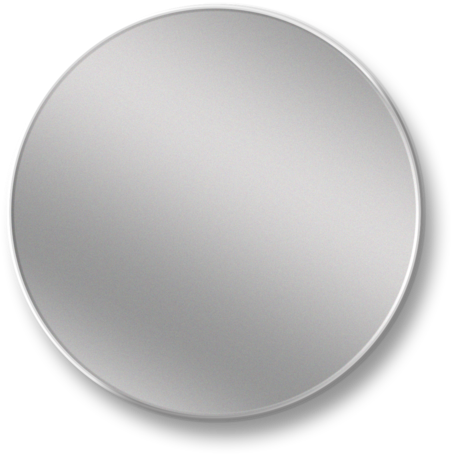 Silver Button Transparent (600x600), Png Download