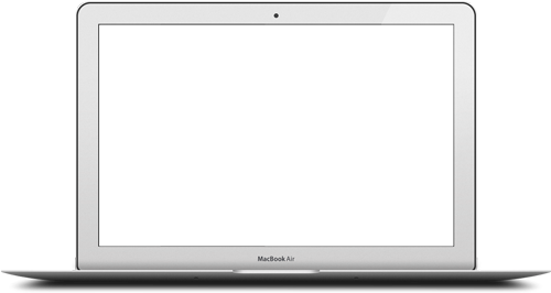 Client Work - Blank Computer Screen Png (500x266), Png Download