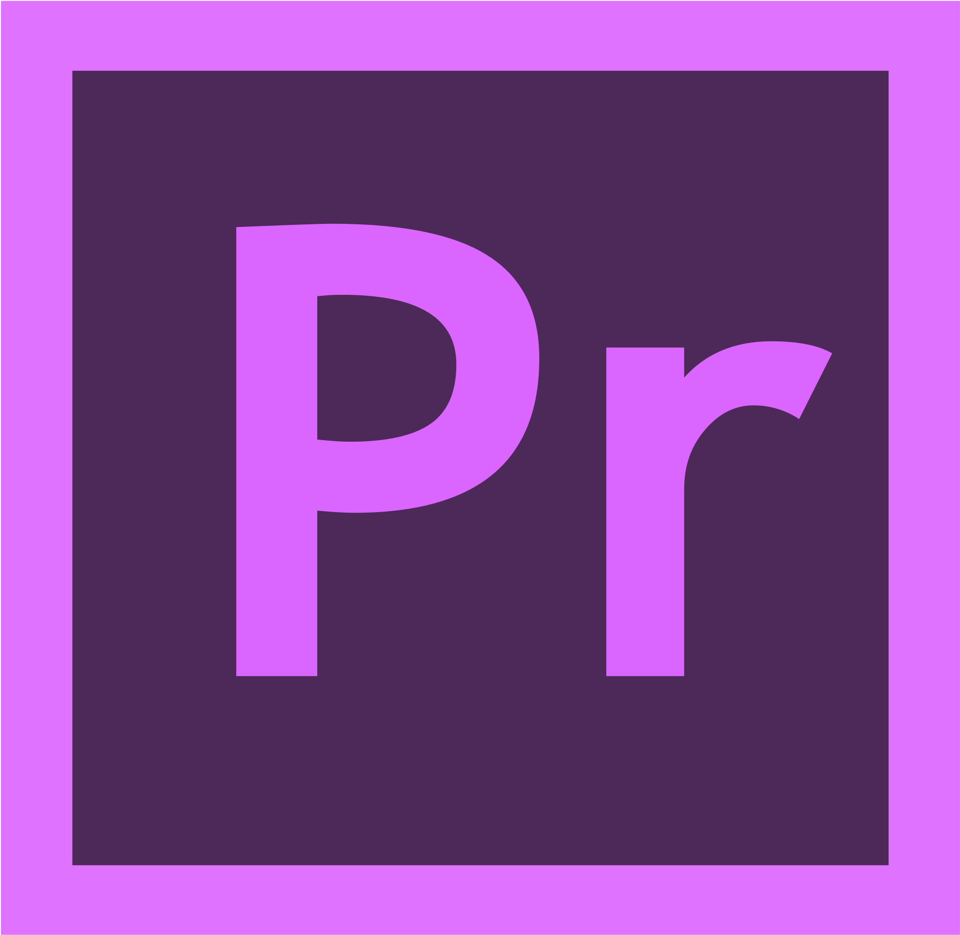 Download Open - Adobe Premiere Pro | Transparent PNG Download | SeekPNG