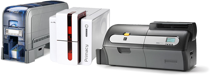 Id Card Printers (700x244), Png Download