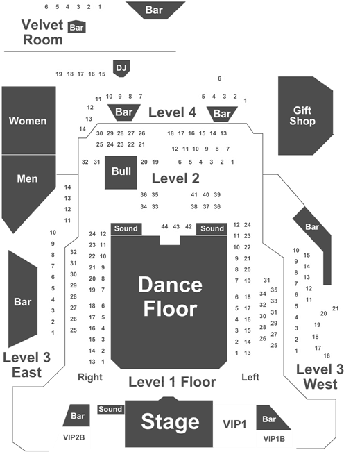 Atlanta Coliseum Seating Chart (525x675), Png Download