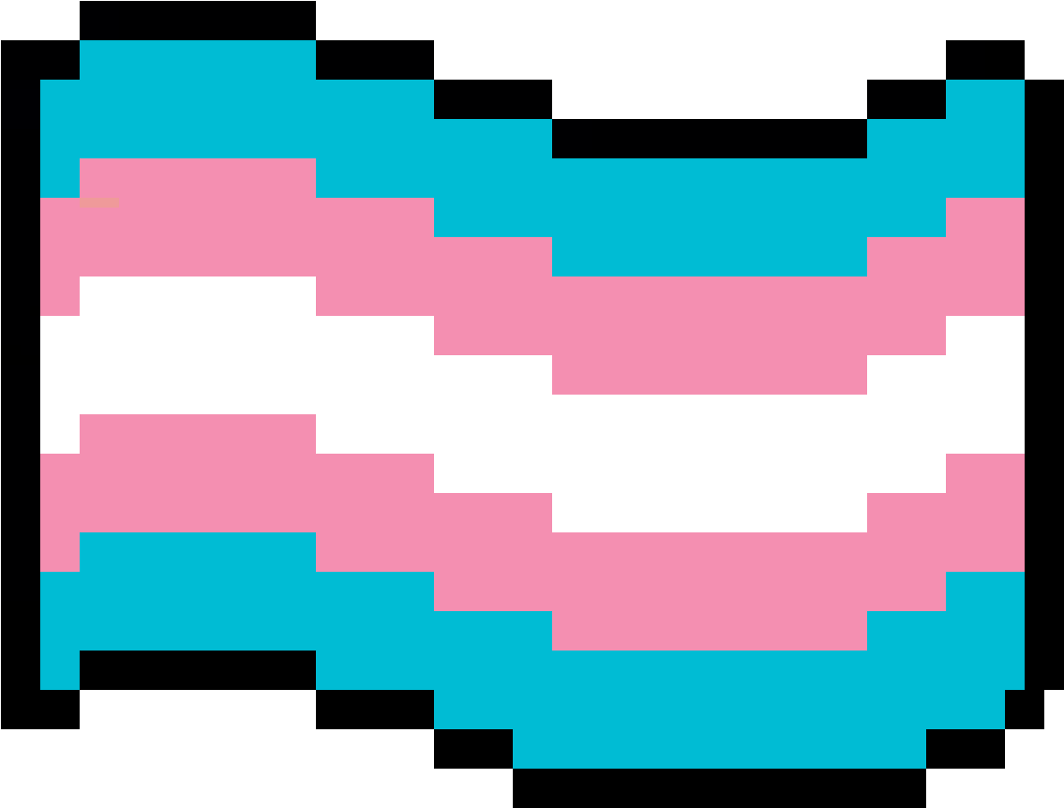Download Trans Pride Flag - Pixel Car Transparent | Transparent PNG ...