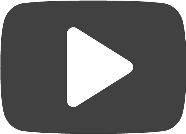 Black Youtube Icon Download - Logo Youtube Grey (612x792), Png Download