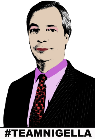 Nigel Farage A2 Poster - Poster (333x500), Png Download
