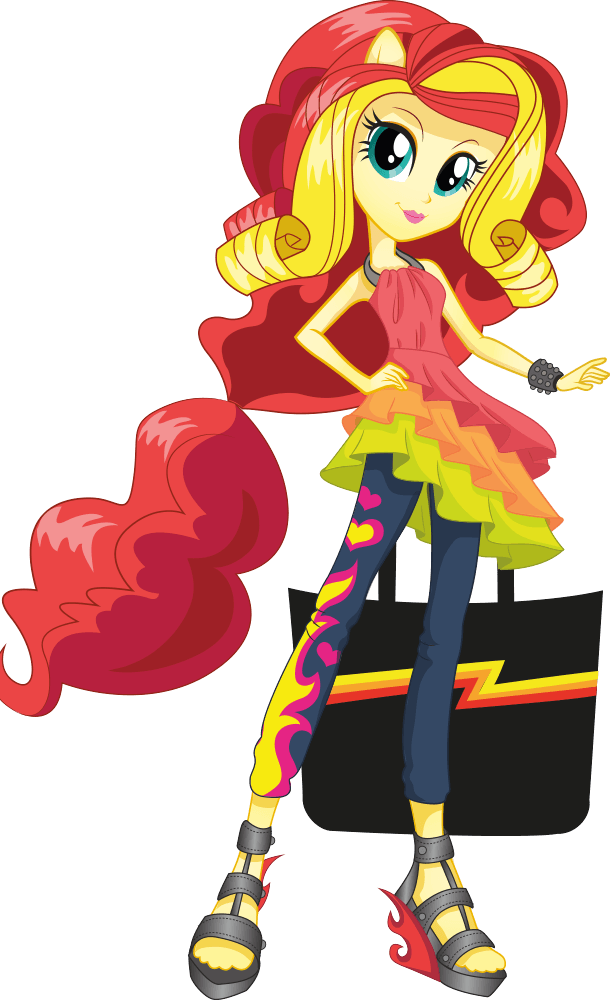 Sunset Shimmer Rainbow Rocks Character Bio Art - Equestria Girl 2 ...