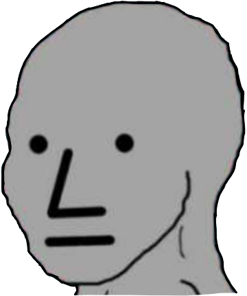 Npc Head Transparent Background Load Up The Meme Cannons (500x500), Png ...