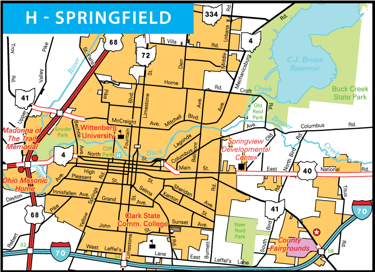 Download Springfield - Map | Transparent PNG Download | SeekPNG