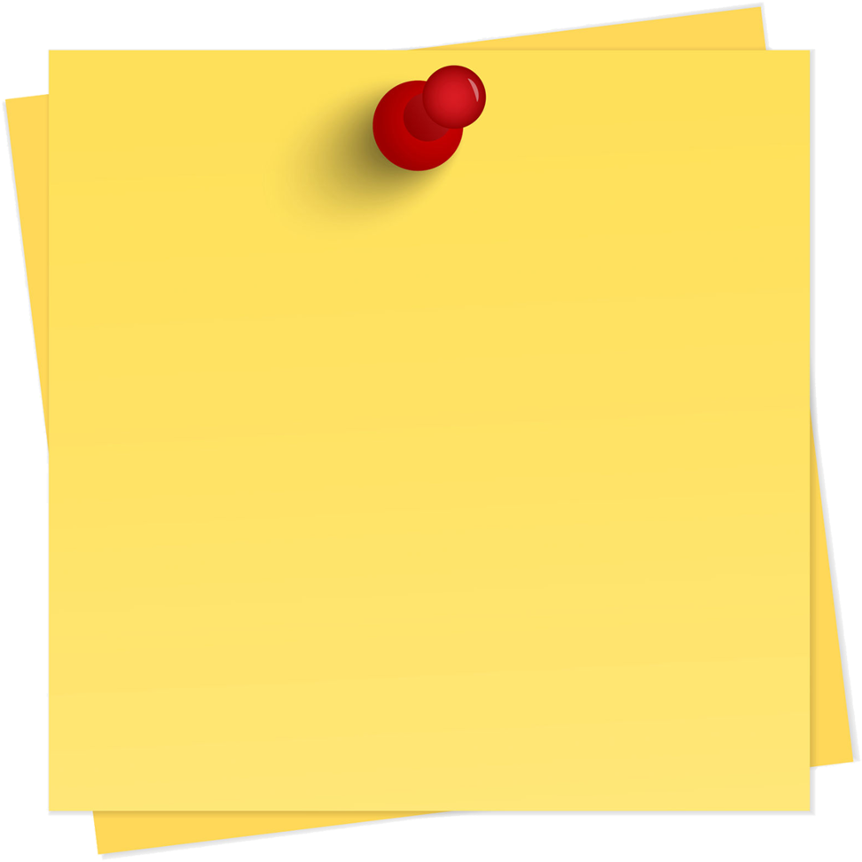 Download Post It Note - Paper | Transparent PNG Download | SeekPNG