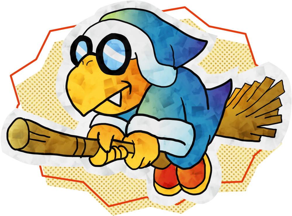 Paper Mario Enemies By Florosapiens - Drawing (1024x785), Png Download