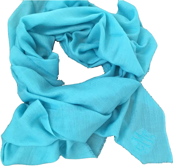 Download Monogrammed Cashmere Scarf | Transparent PNG Download | SeekPNG