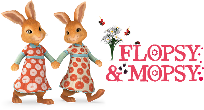Animation - Peter Rabbit Flopsy And Mopsy (690x372), Png Download