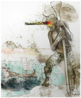 Greek Myth And Legends - Cyclops (400x400), Png Download