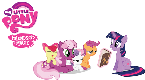 My Little Pony - Mlp Friendship Is Magic Logo (500x281), Png Download