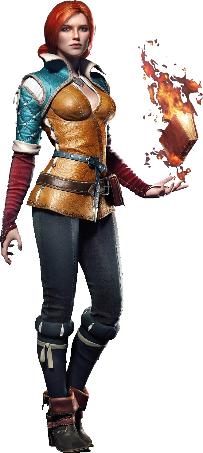 Triss Tw3 New Render - Witcher 3 Triss (290x463), Png Download