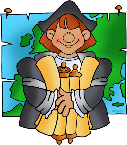 Download Columbus With Maps - Christopher Columbus Clipart ...