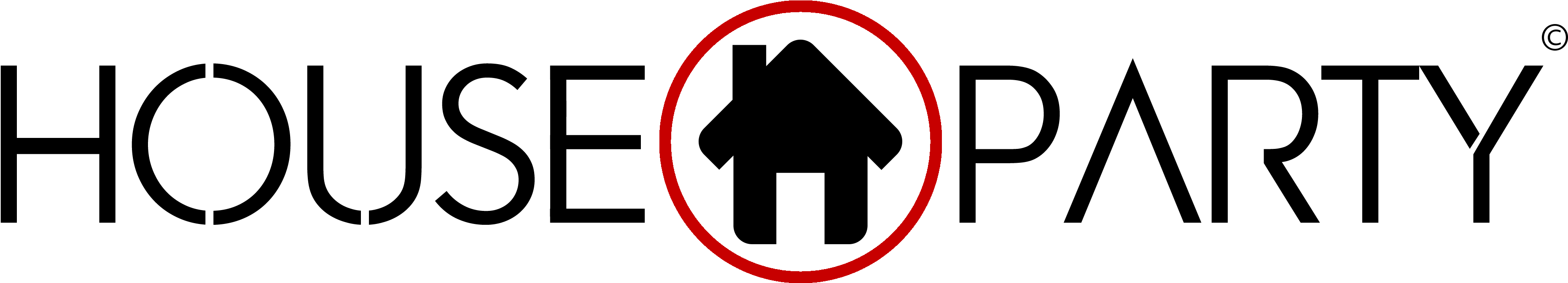 Download House Party Logo Black - House Party | Transparent PNG ...