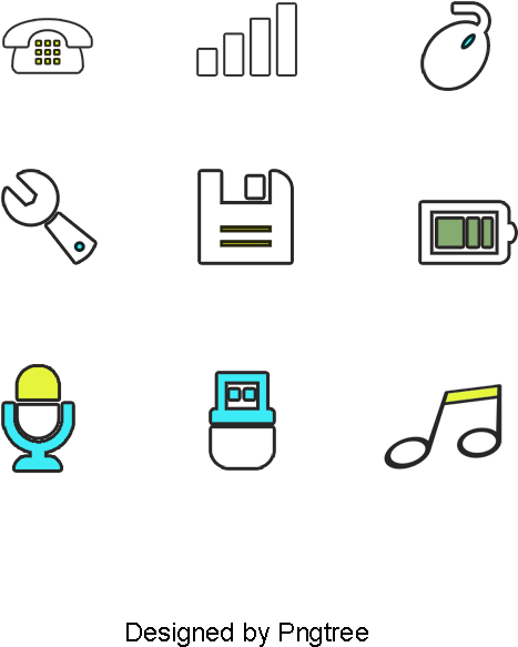 Download Icon, Simple, Interface, Push Button Png And Psd - Portable ...