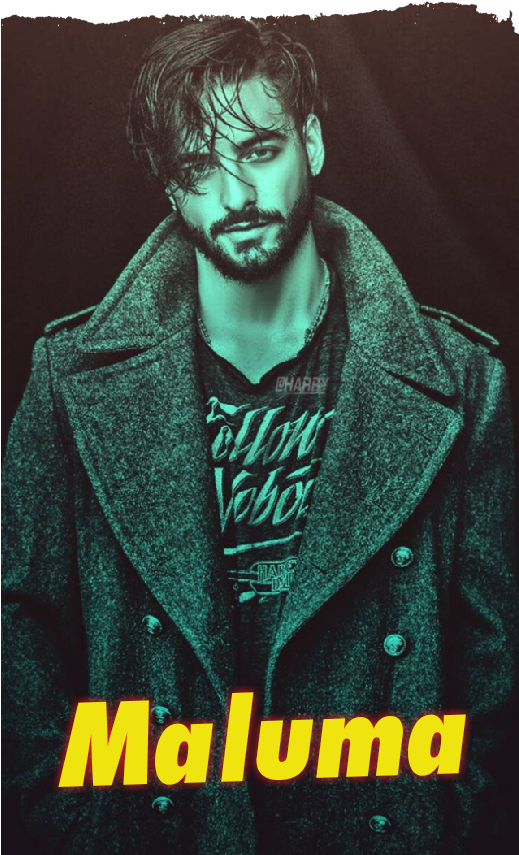 Model Image T Shirt - Maluma Photoshoot (637x910), Png Download