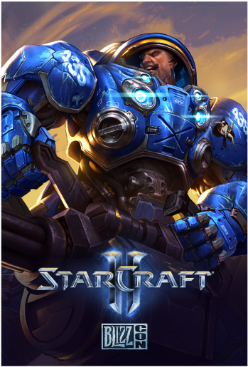 Starcraft Tychus Poster - Starcraft 2 Wings Of Liberty (550x550), Png ...