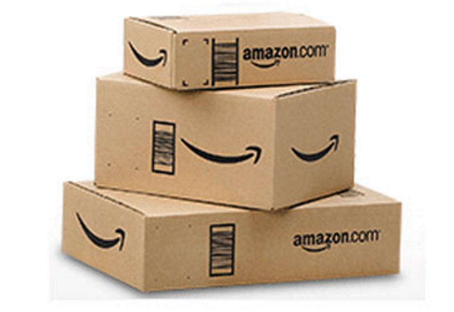 Amazon-boxes - Packaging Amazon (1200x638), Png Download