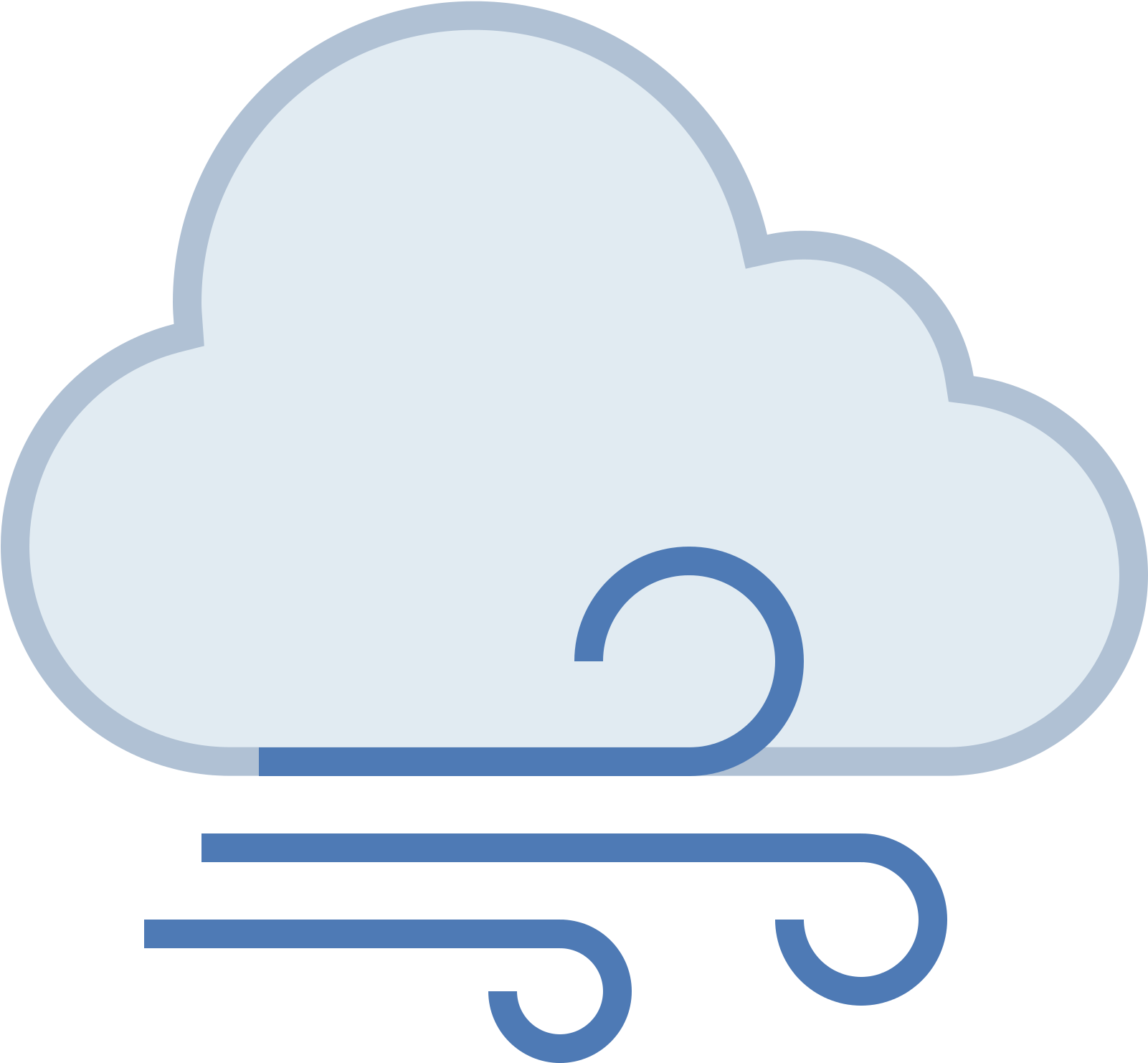 Wind Clipart Weather Icon - Icon (1600x1600), Png Download