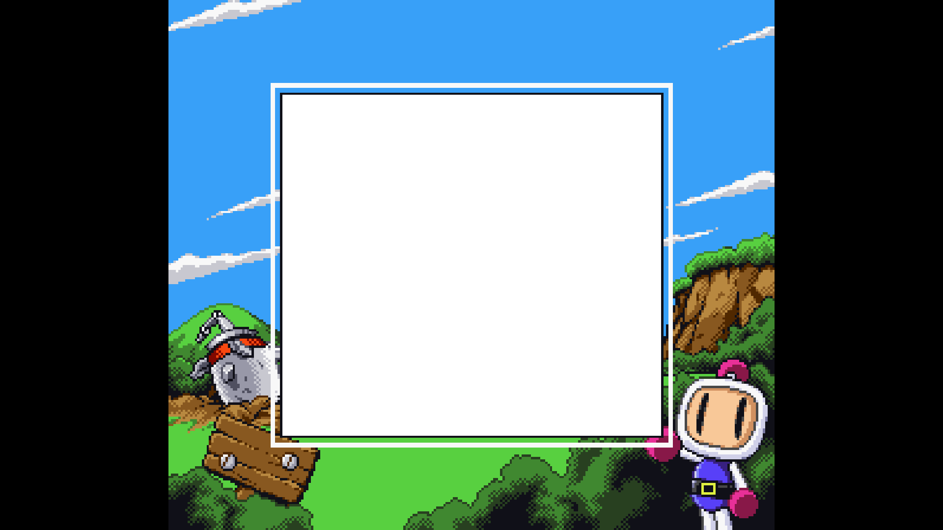 Super Gameboy Border Overlays Complete Set Retropie - Bomberman Quest ...