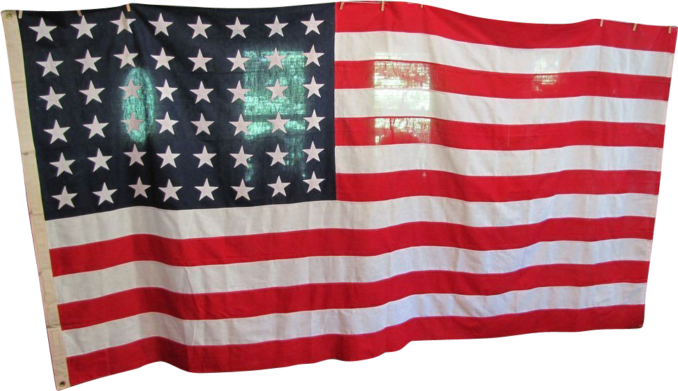 48 Star American Flag - Flag (971x971), Png Download