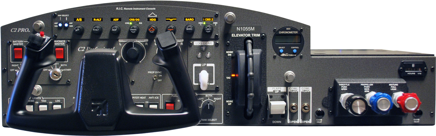 C2 Professional Flight Console (1500x467), Png Download