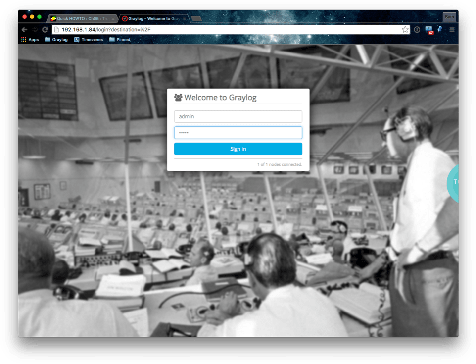 Images/gs 4 Gl Webconsole - Graylog Login (973x744), Png Download