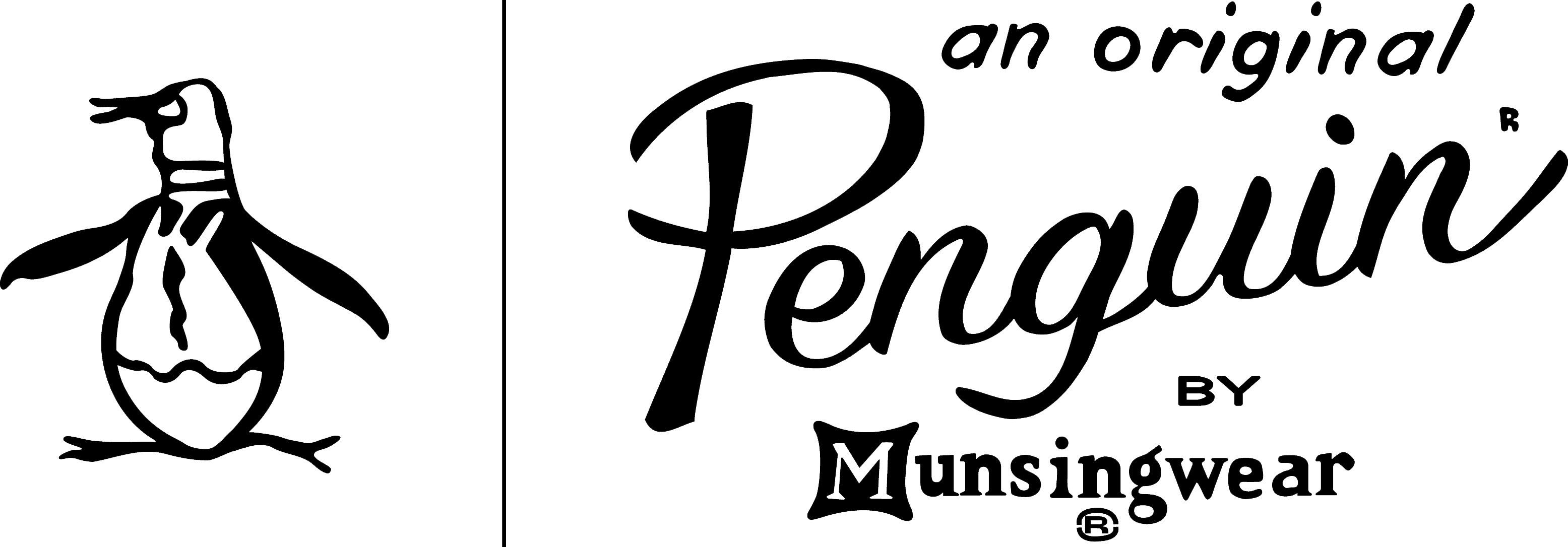 Original Penguin Logo Png (3111x1086), Png Download