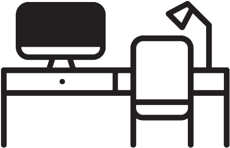 Download Desk Icon Image - Icon | Transparent PNG Download | SeekPNG