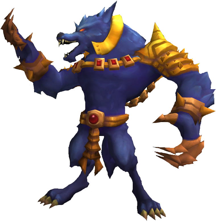 Warwick Render Old - League Of Legends Old Warwick (856x850), Png Download