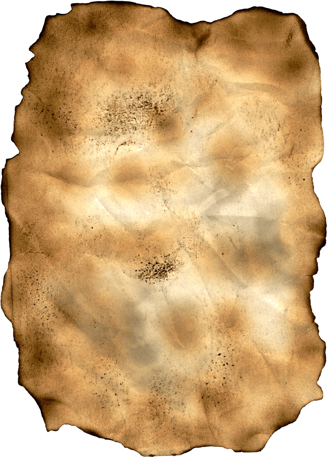 Burnt Edge Paper Vert - Vellum (1165x1648), Png Download