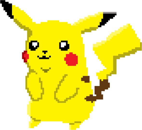 Clip Art Freeuse Clipart Free Collection - Pokemon Pikachu 8 Bit ...