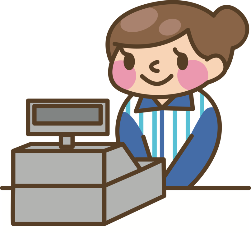 Cashier Cash Register Money Computer Animation - Cashier Clipart Png ...
