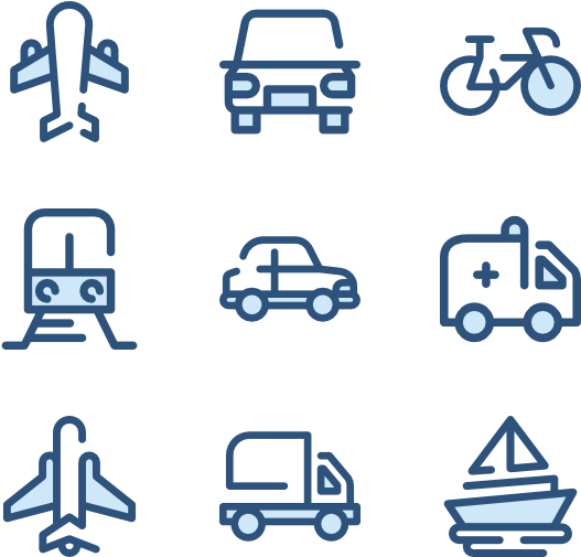Transportation - Online Pay Linear Icon (600x564), Png Download