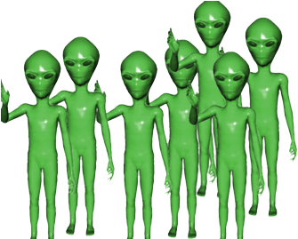 Transparent Alien Tumblr Alien Png - Alien (409x309), Png Download