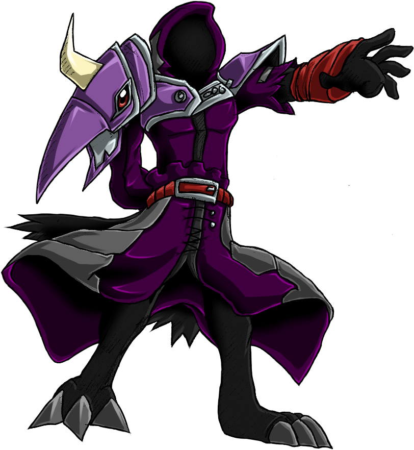 Crow - Crow Digimon (829x966), Png Download