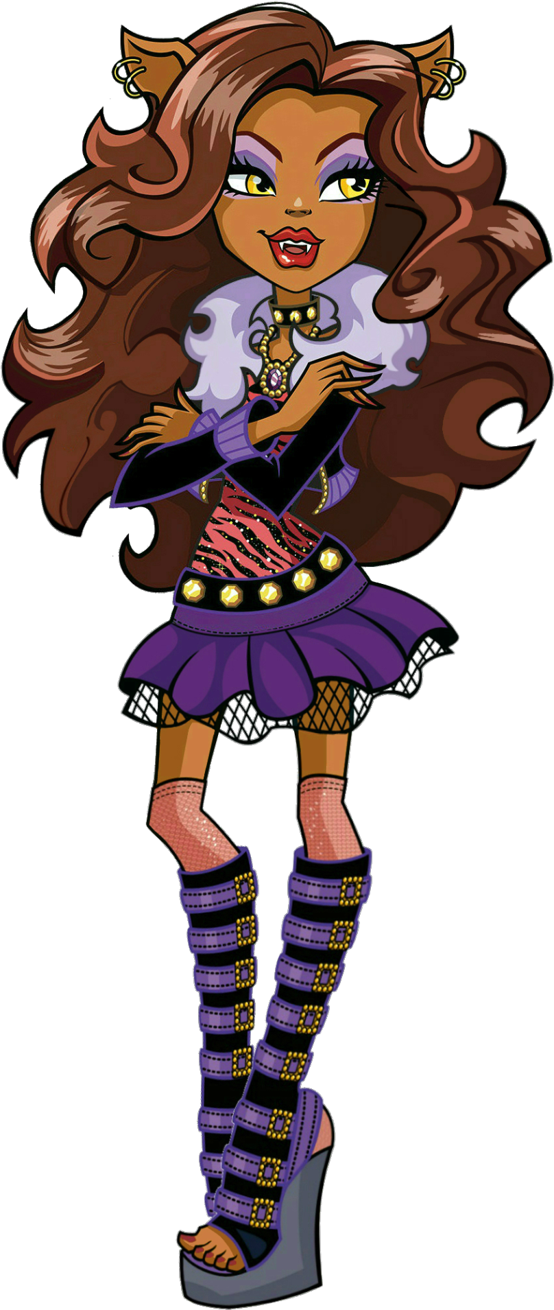 Download Nuevo Artwork/png De Clawdeen Wolf - Monster High / Monster ...