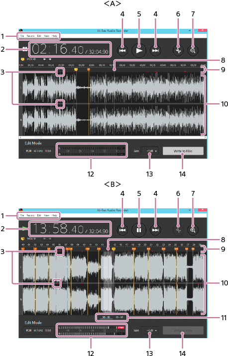 Edit Mode Window With The Zoomed-in Waveform Drawing - Diagram (462x722 ...