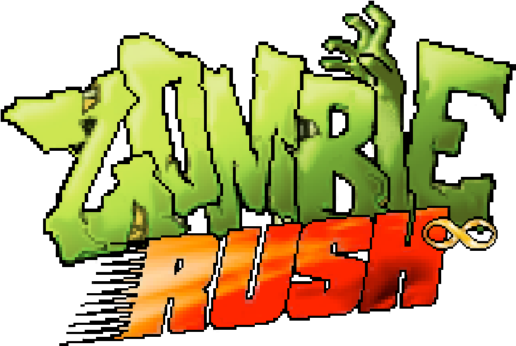 Zombie Rush Logo (1000x529), Png Download